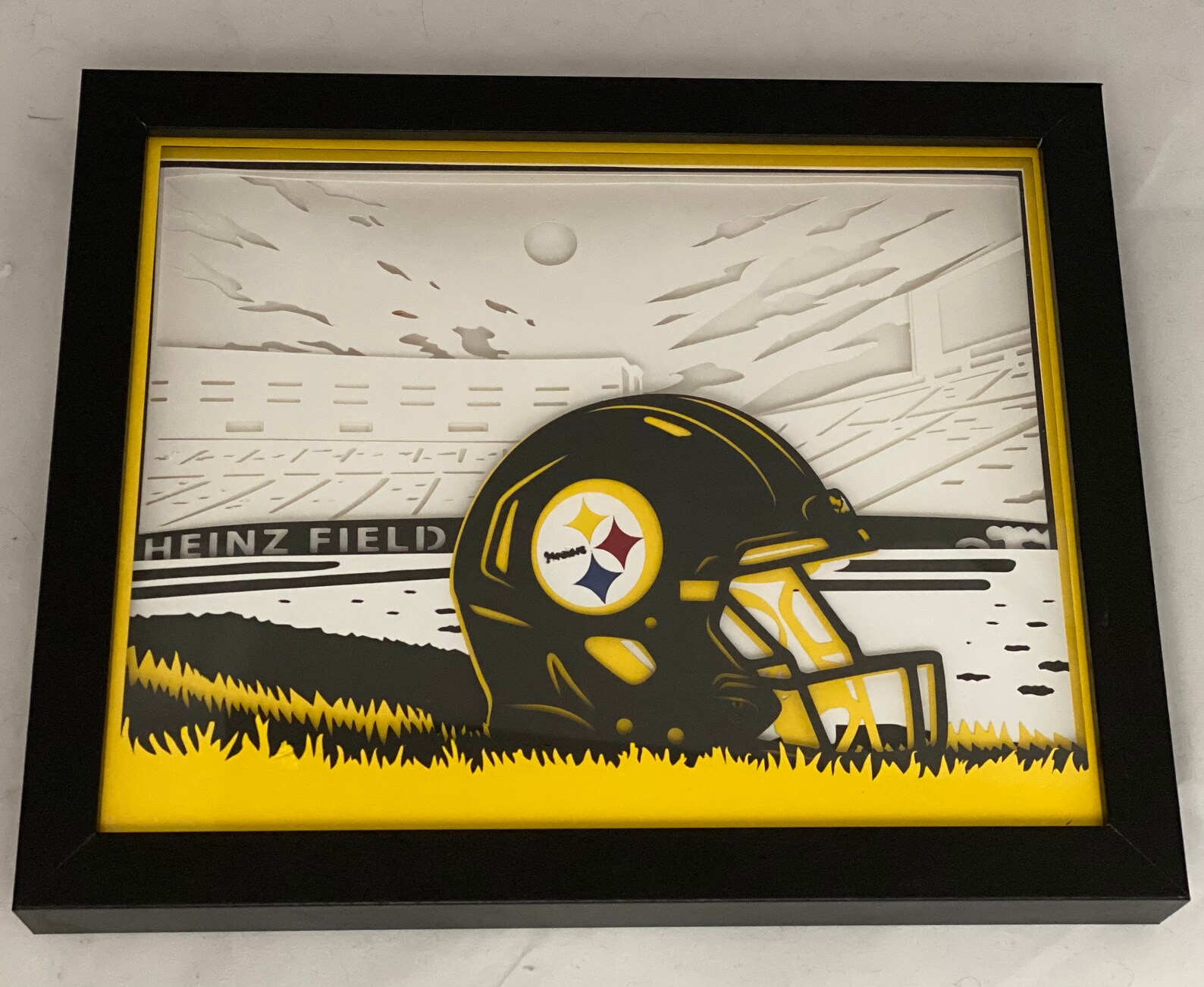 Pittsburgh Steelers Inspired 3D Lighted Shadow Box - Etsy