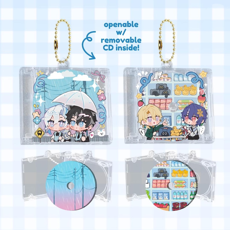 Genshin Impact & Honkai Star Rail | Mini CD Charms - Etsy