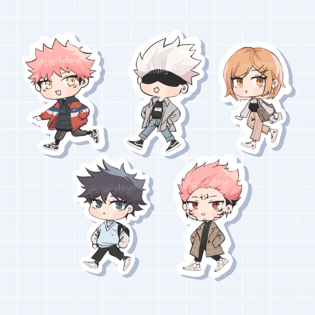 JJK Fashion Sticker Pack - Etsy