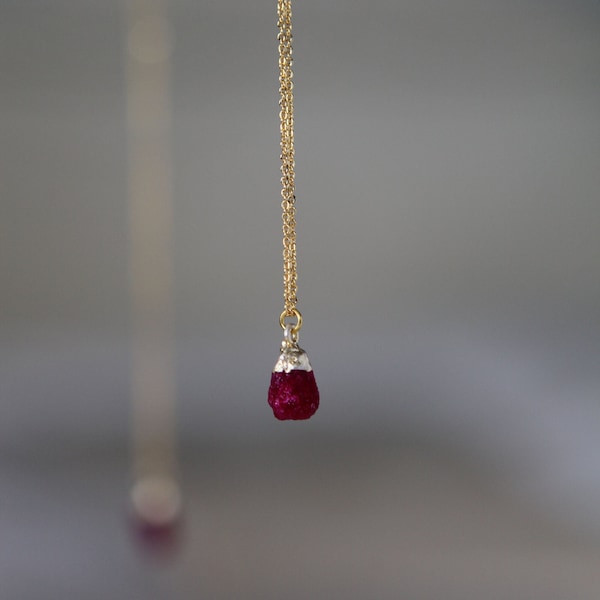 Raw Ruby Jewelry - Etsy