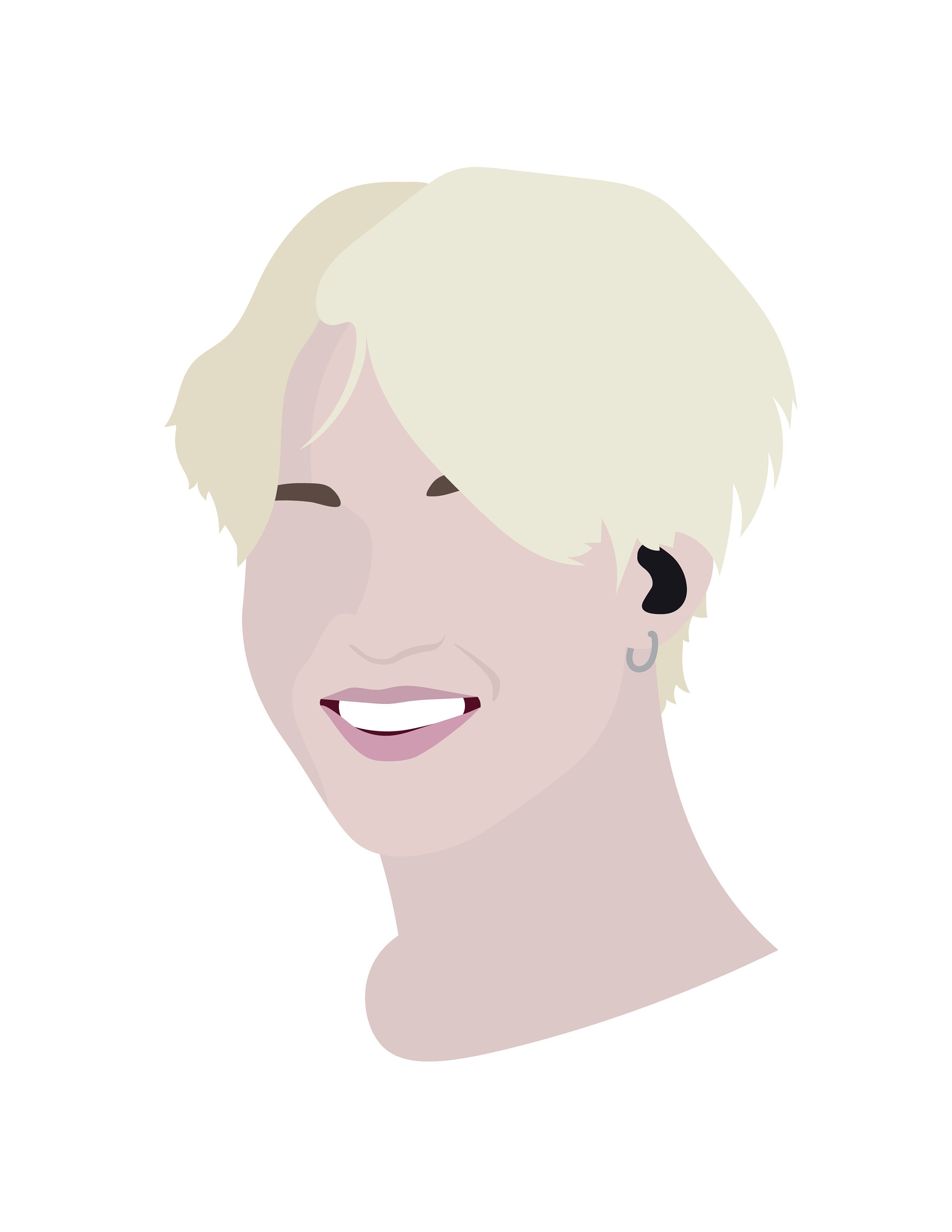 Minimalist BTS Portrait Designs - Jimin - Etsy