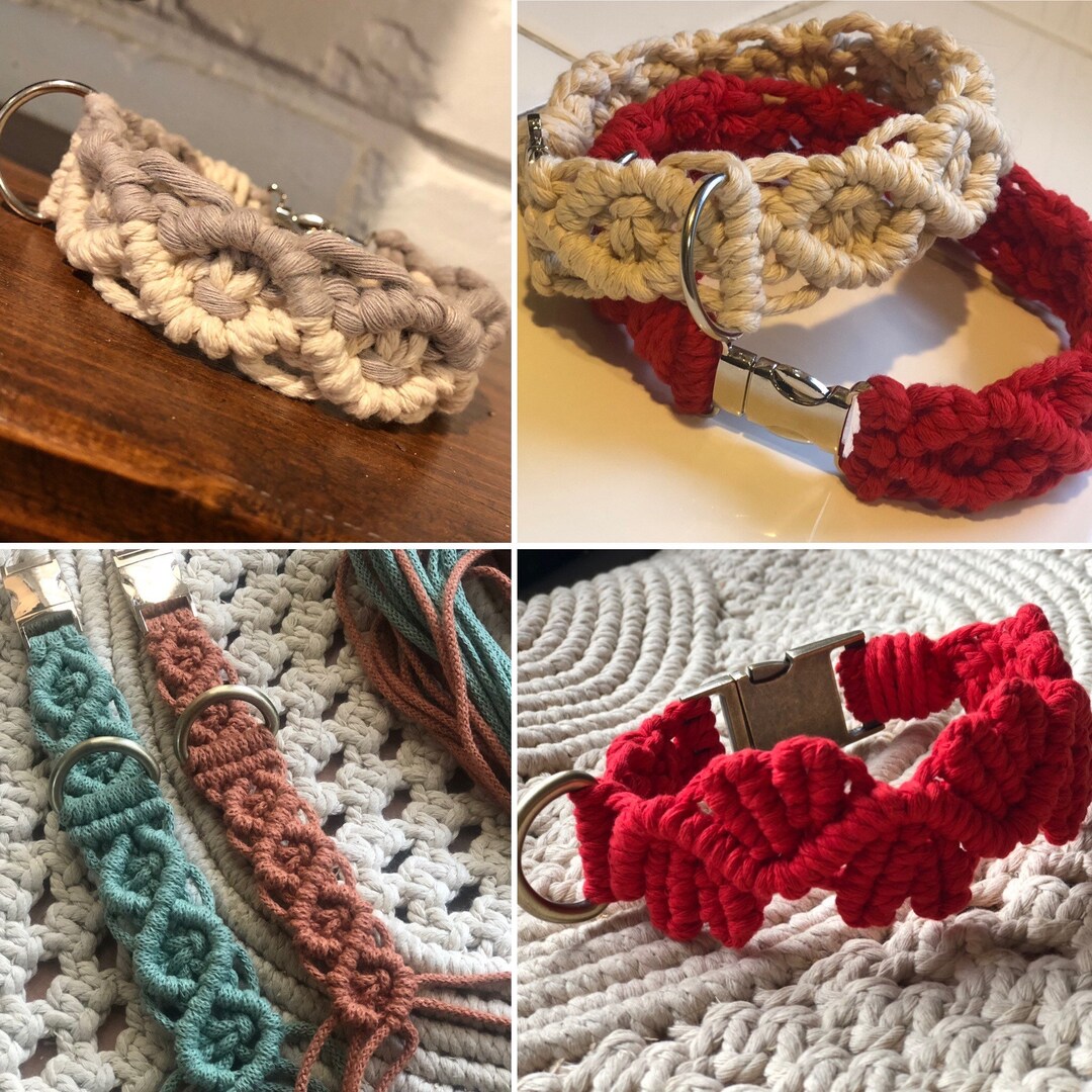 Dog Collar Crochet Pattern Video Tutorial Dog Leash Crochet