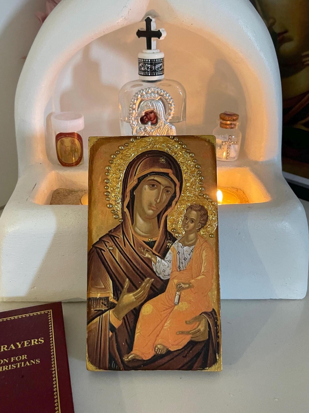 Handmade Wooden Icon- Mounted Image - Etsy
