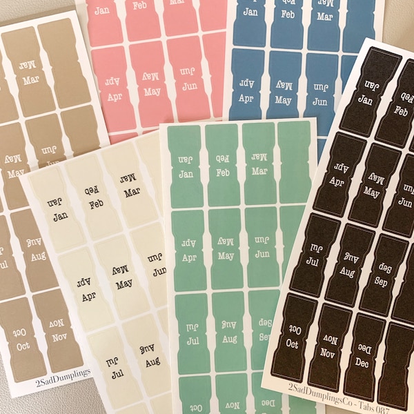 Tab Stickers - Etsy