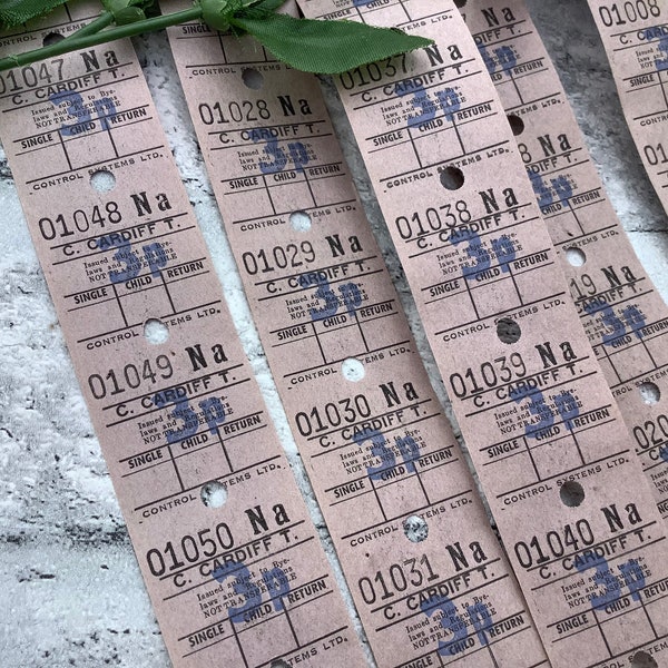 Bus Ticket - Etsy UK