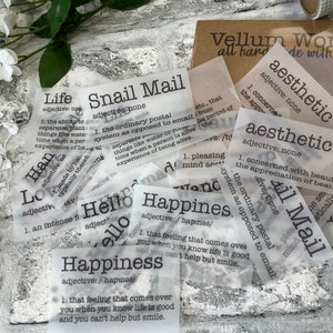 Vellum Quotes - Etsy
