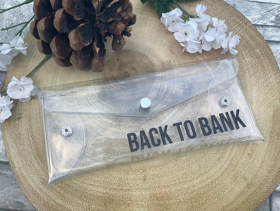 Clear Plastic Cash Wallet, Cash Stuffing Back to Bank, Cash Budgeting ...
