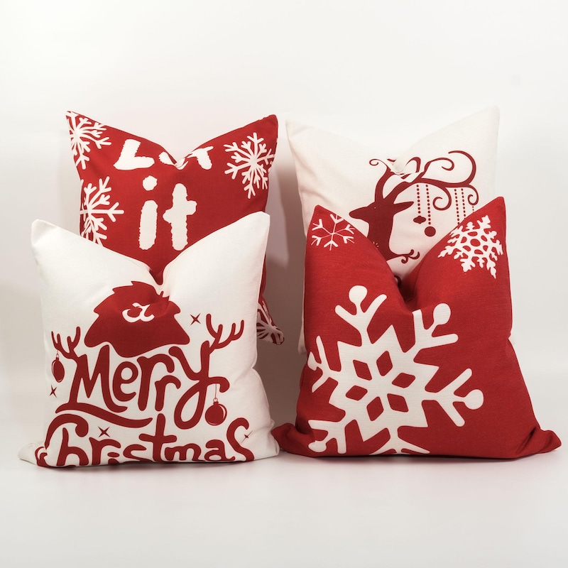 Christmas Pillow Covers - Etsy