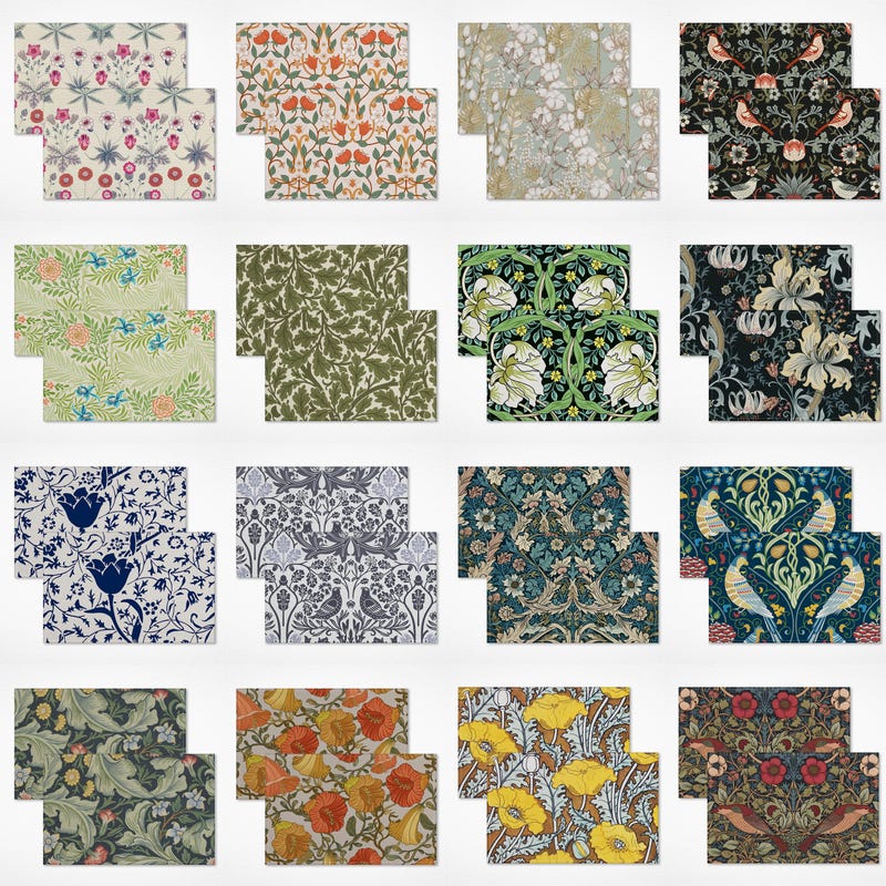 Place Mats William Morris - Etsy
