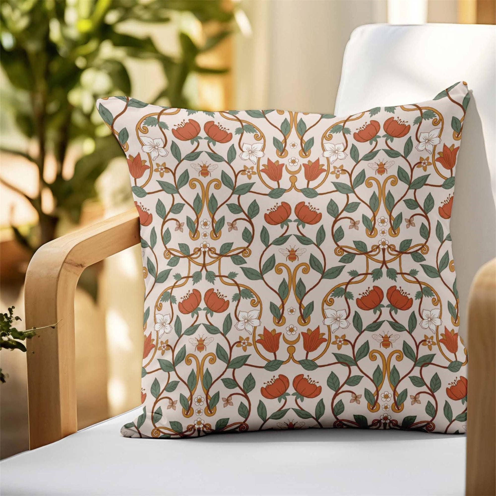 16 Types William Morris Classic Floral Decorative Pillowcases, Art ...