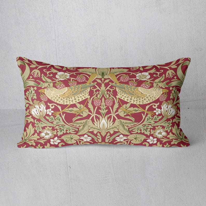 15 Size Options William Morris Lumbar Pillow Cover - Multiple Vintage ...