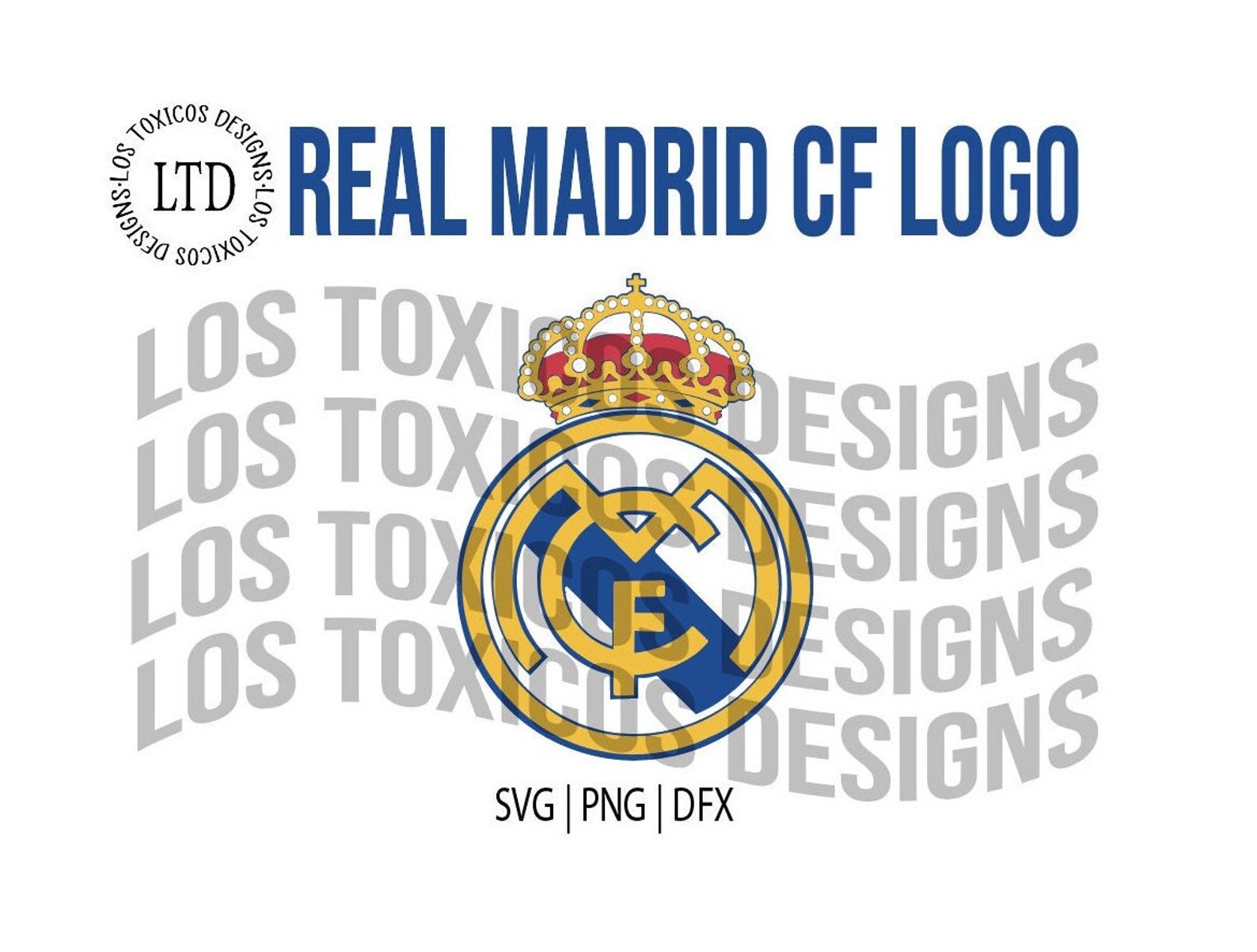 Real Madrid CF Logo | Real Madrid Logo SVG | Real Madrid Vector Logo ...