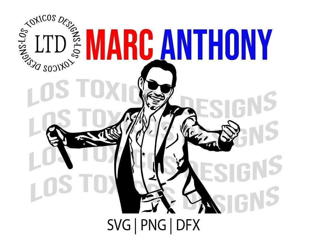 Marc Anthony | Marc Anthony SVG - Etsy