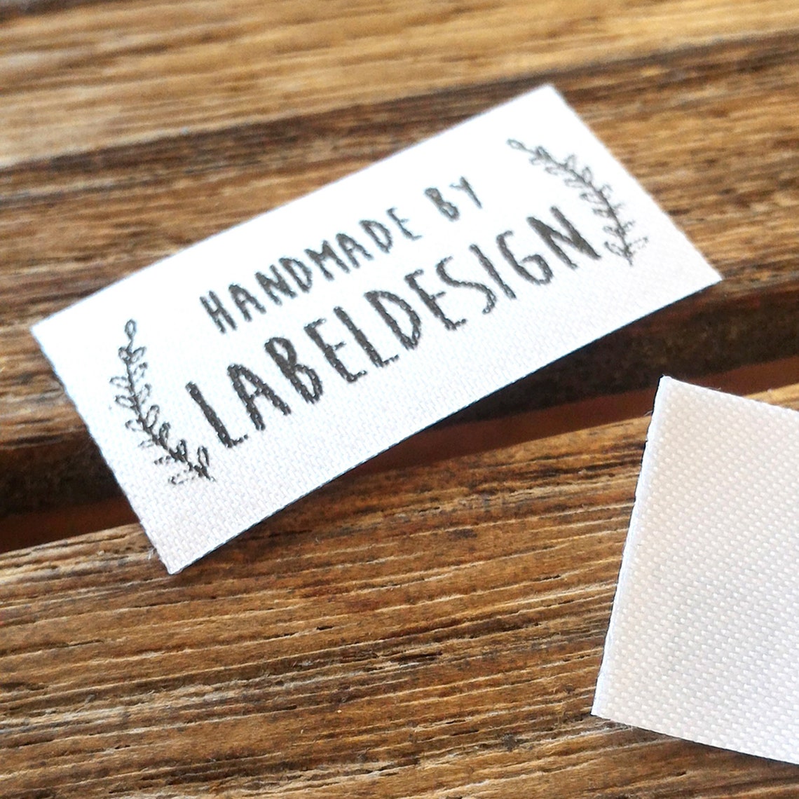 100-1000 Pcs Iron on Labels Custom Clothing Fabric Label | Etsy