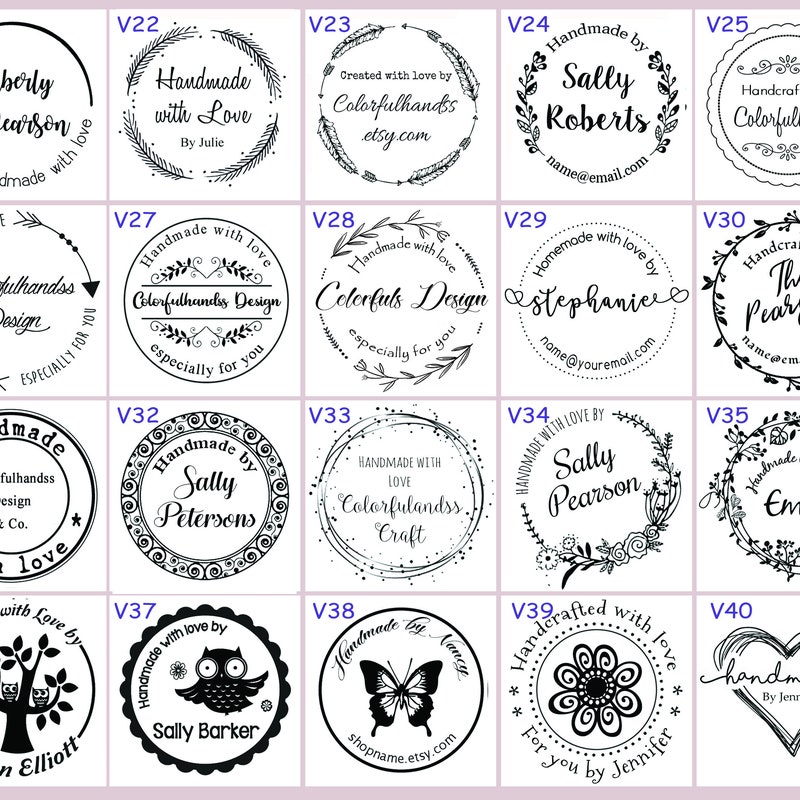 Handmade Stamps - Etsy