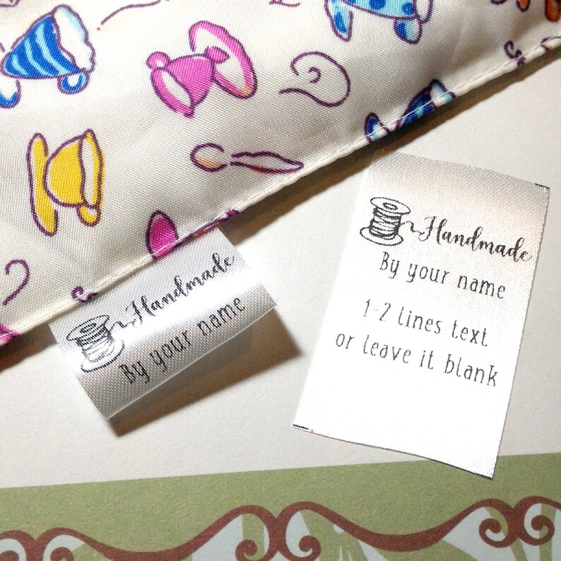 100-1000 Stück Nähen auf Label Custom Kleidung Label Stoff | Etsy