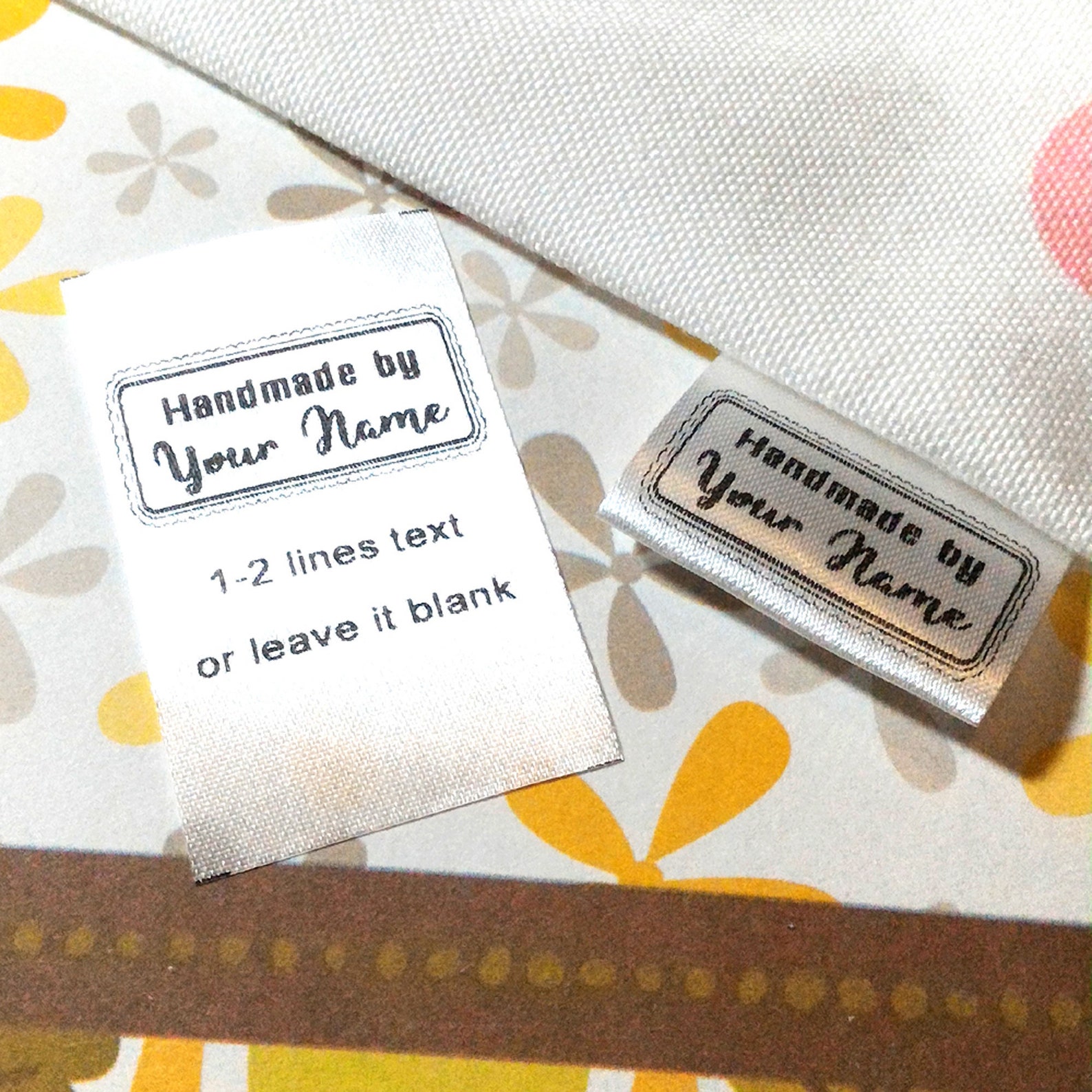 100-1000 Pcs Custom Clothing Label Sewing Fold Over Label - Etsy