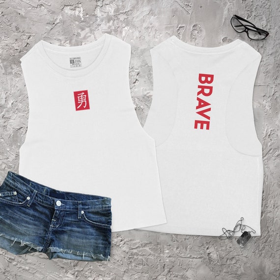 Japanese Brave Crop Tank Top Crop Tank Top Gym Crop Top - Etsy