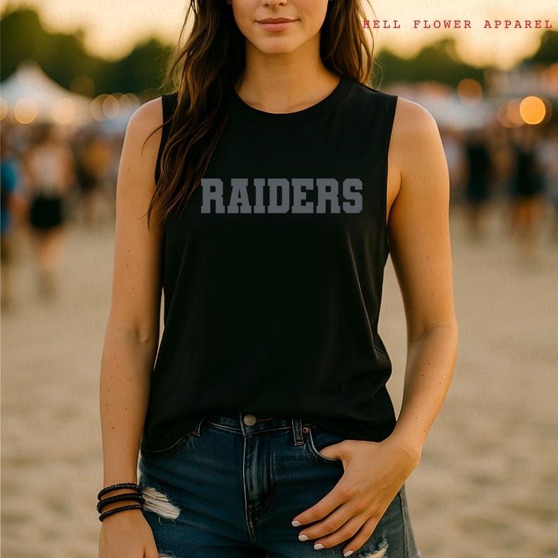 Custom Football Muscle Tank, College Spirit Camp Unisex Basketball Gym ...