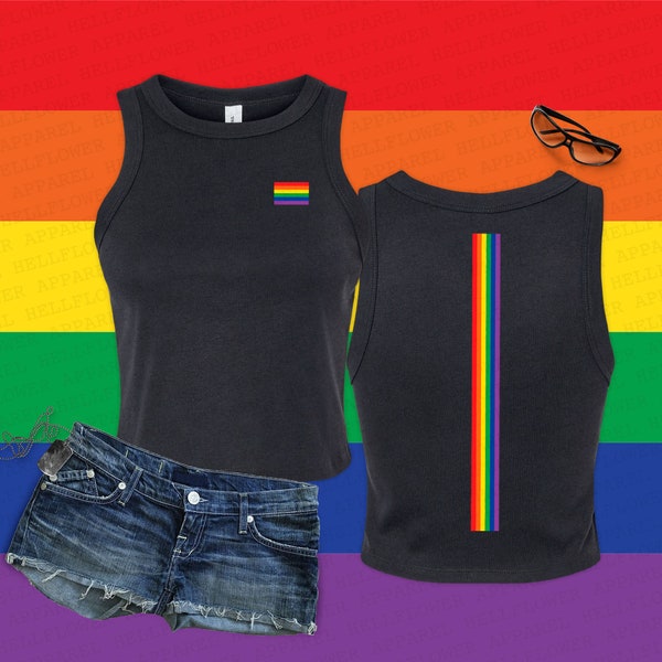 Gay Flag Tank Etsy