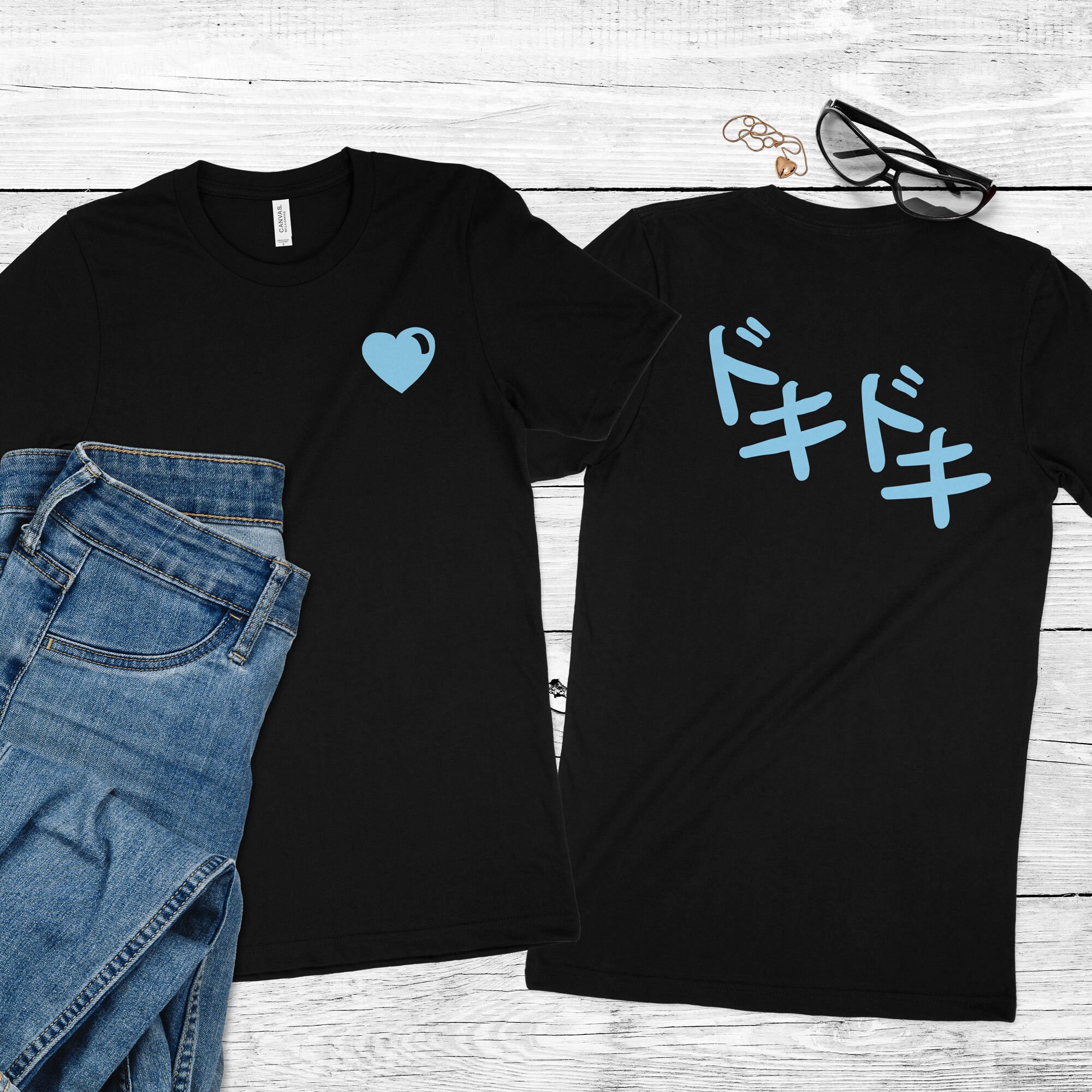 Doki Doki Anime Shirt Japanese Aesthetic Kawaii Anime Tee - Etsy