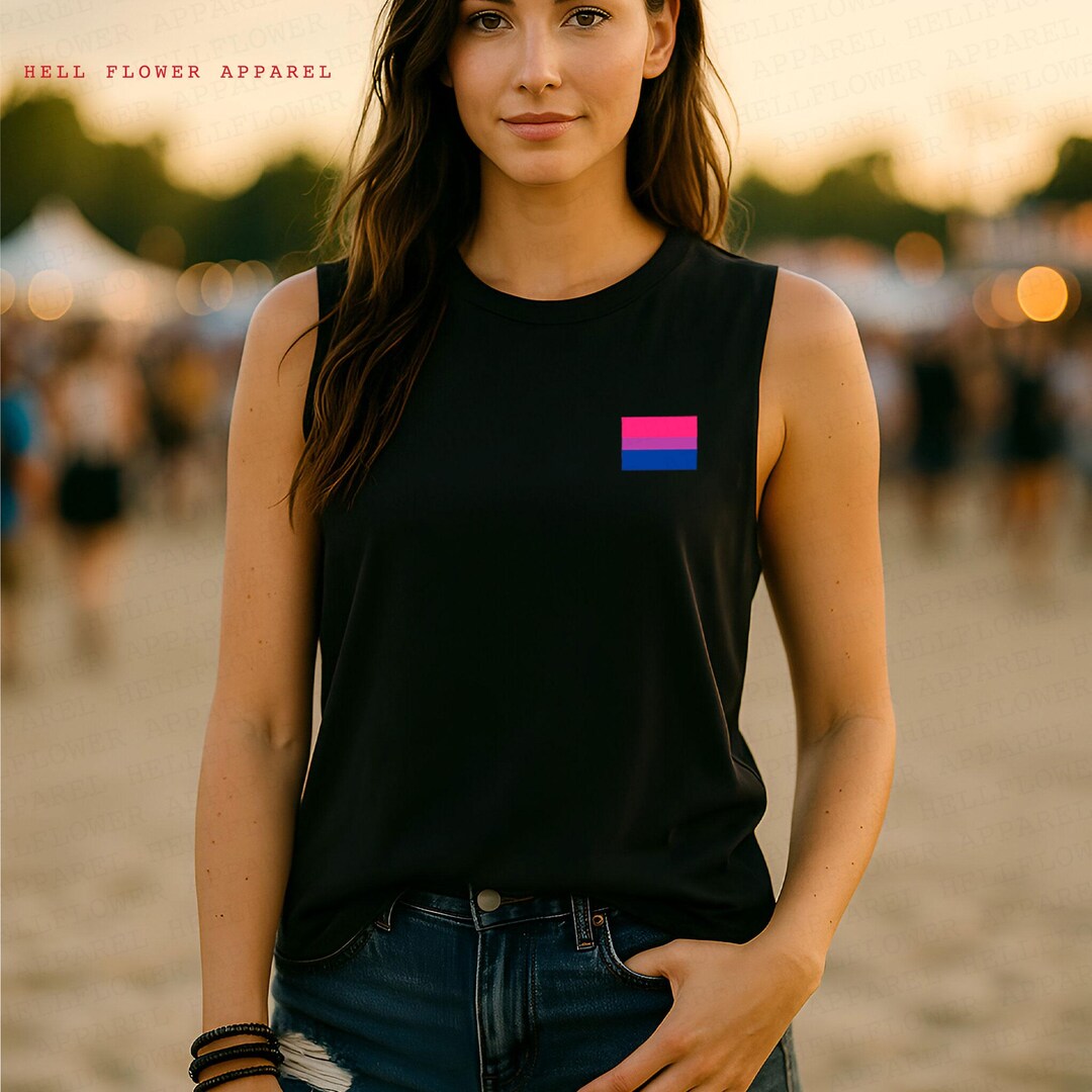 Bi Pride Muscle Tank Top, LGBT Flag Unisex Parade Top - Etsy