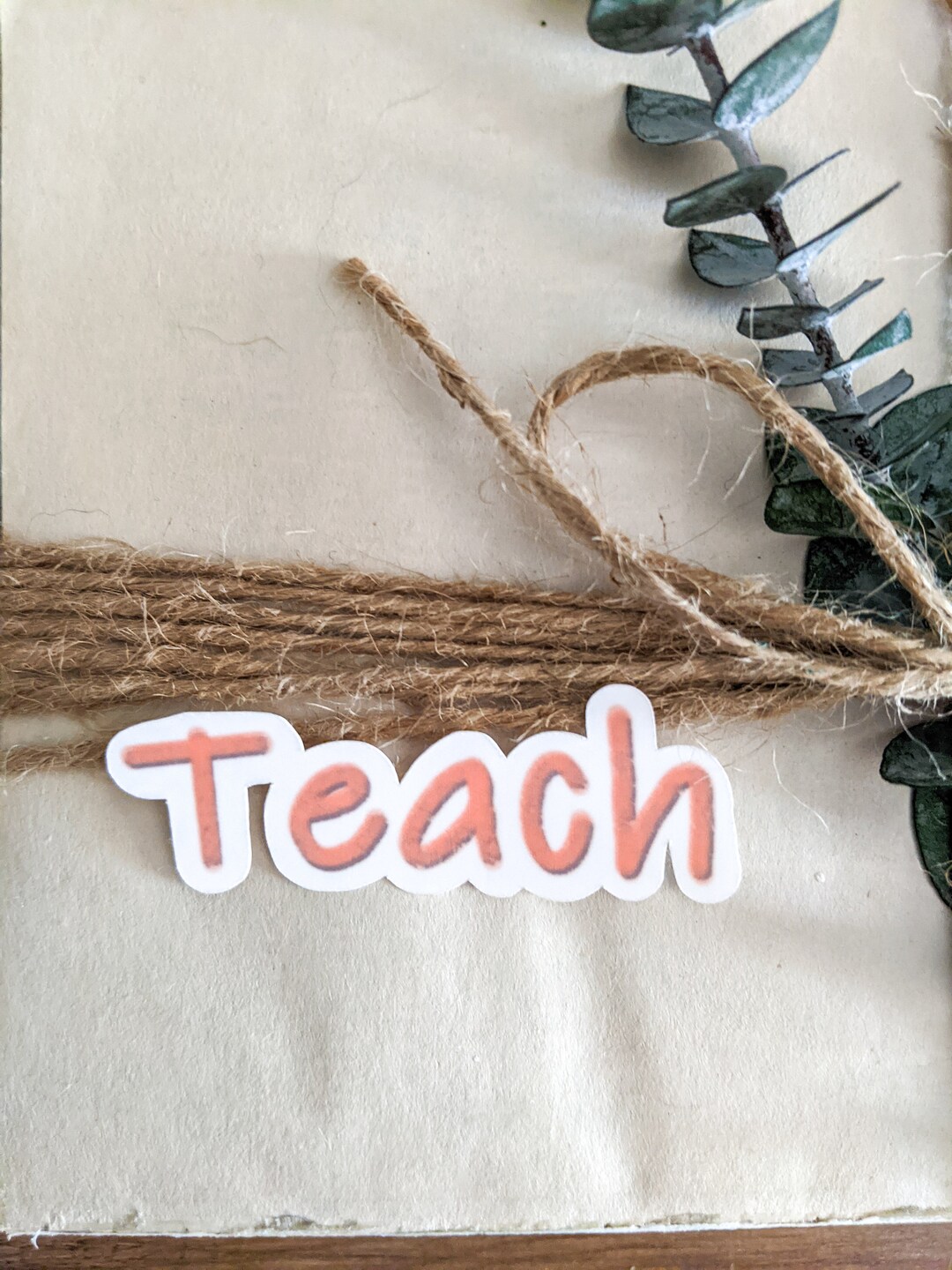 Teacher Sticker Teach Pink Teach Sticker Teaching is My - Etsy