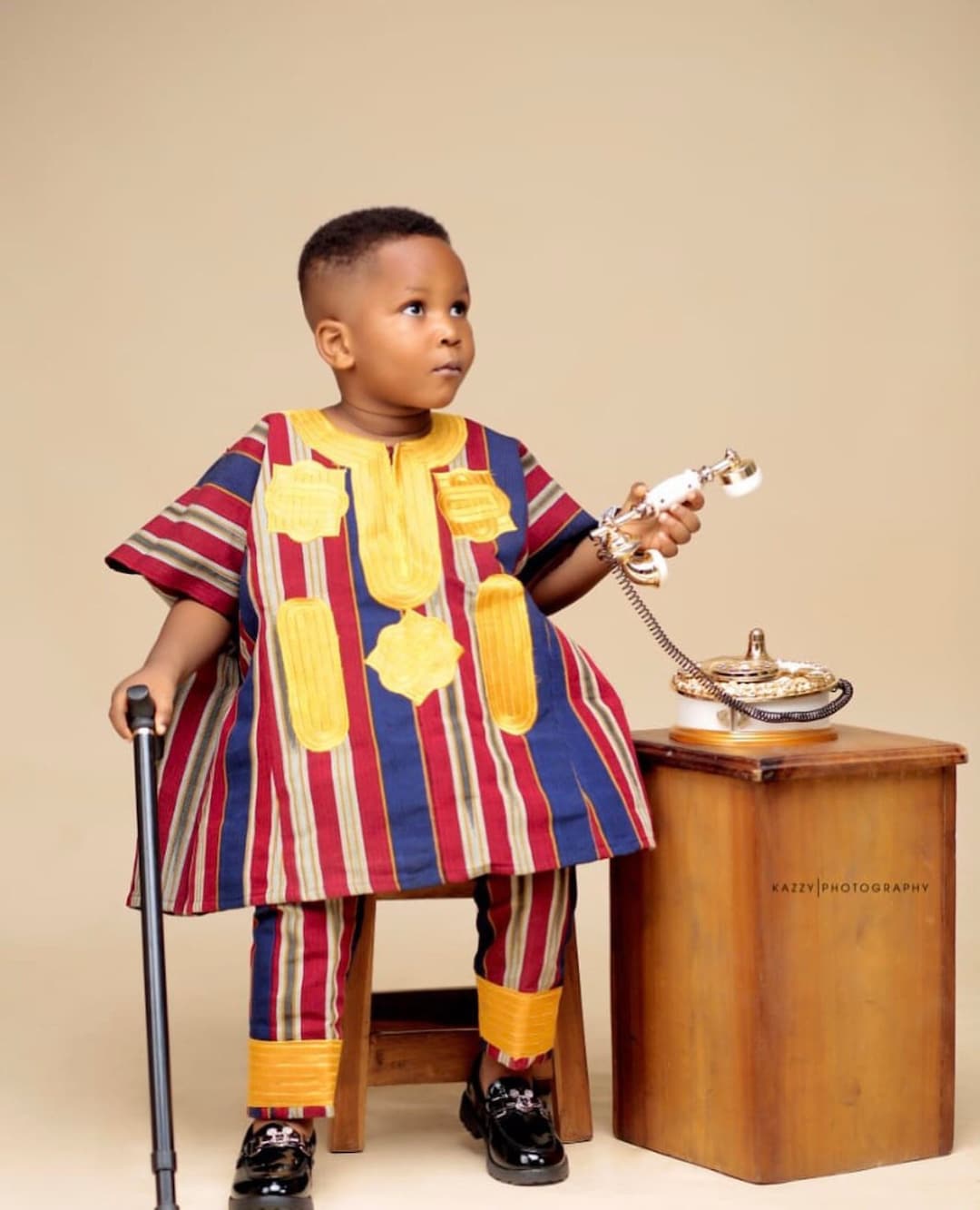 African Kids Traditional Attire for Boys. Yoruba Boys Outfits. Asooke ...