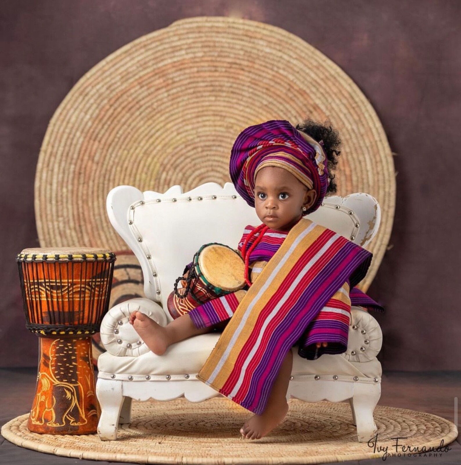 ASOOKE Outfits for Girls. African Attire for Kids.1st and 2nd Birthday ...