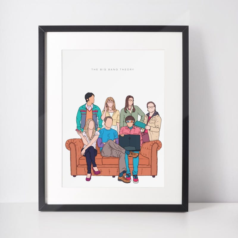 Big Bang Theory Poster - Etsy