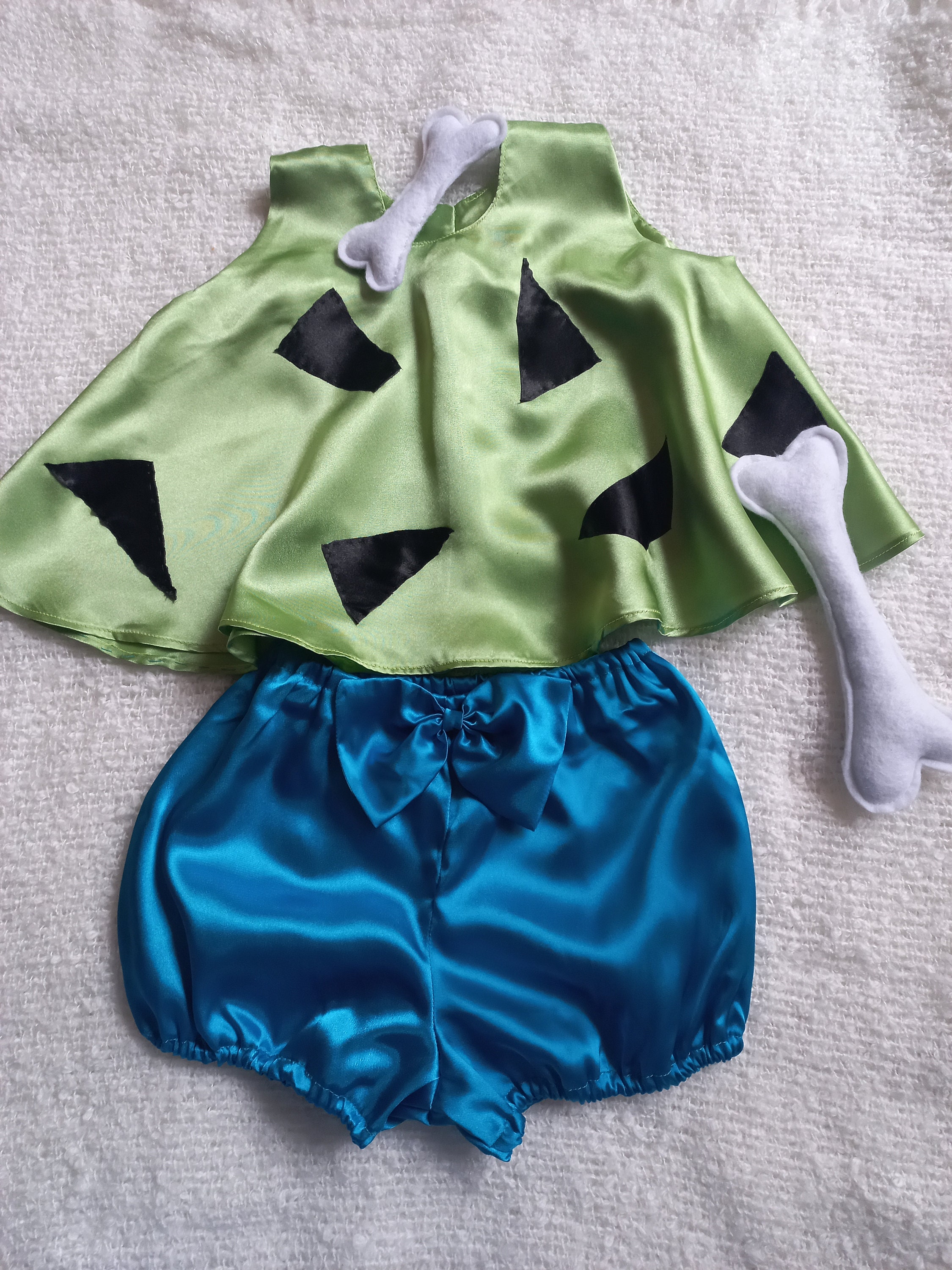 Pebbles Costume/baby Girl Flintstones Birthday Outfit/pebble - Etsy