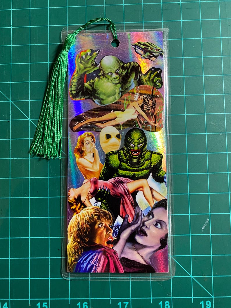Custom Horror Bookmark. Handmade 1/1. - Etsy