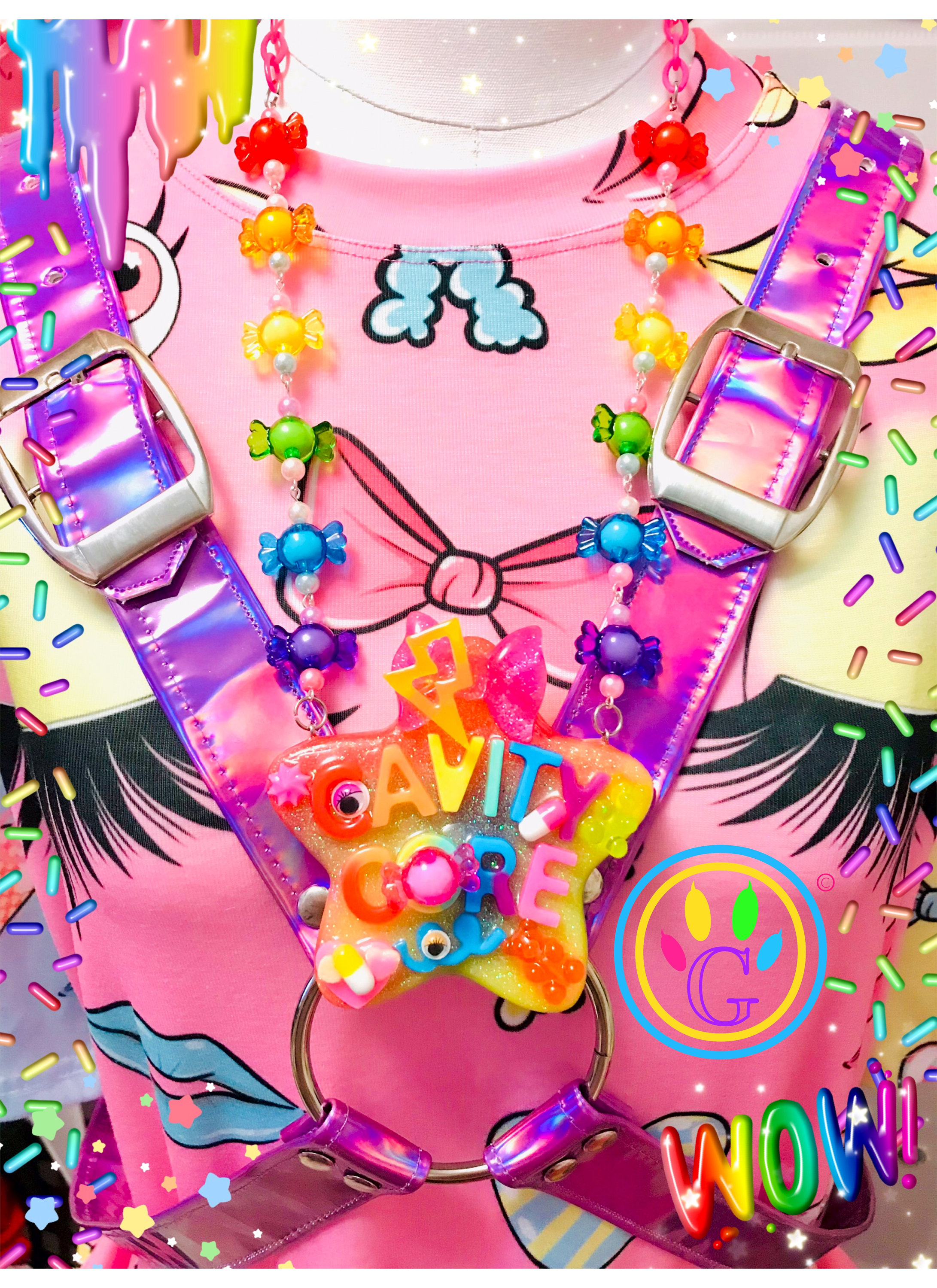 DreamCore Oversized sparkle star necklace | Etsy