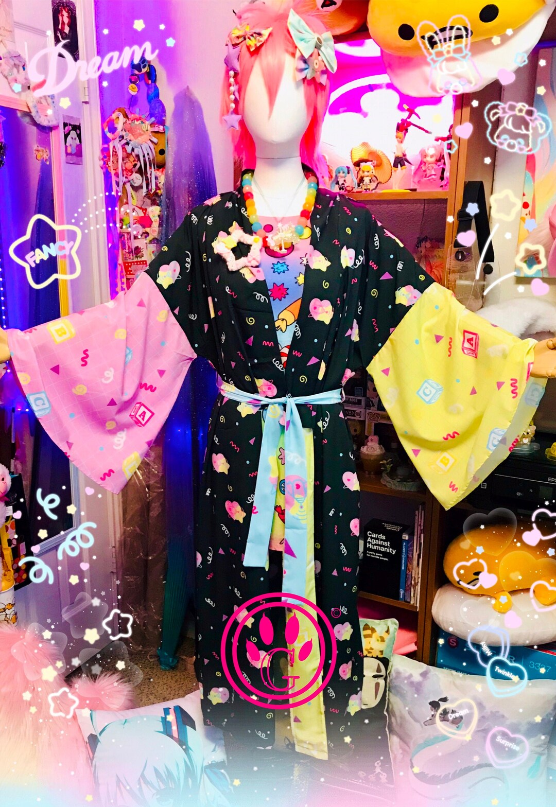 LETS PLAY DESTROY Decora Fairykei Furry Kawaii Kimono - Etsy Canada