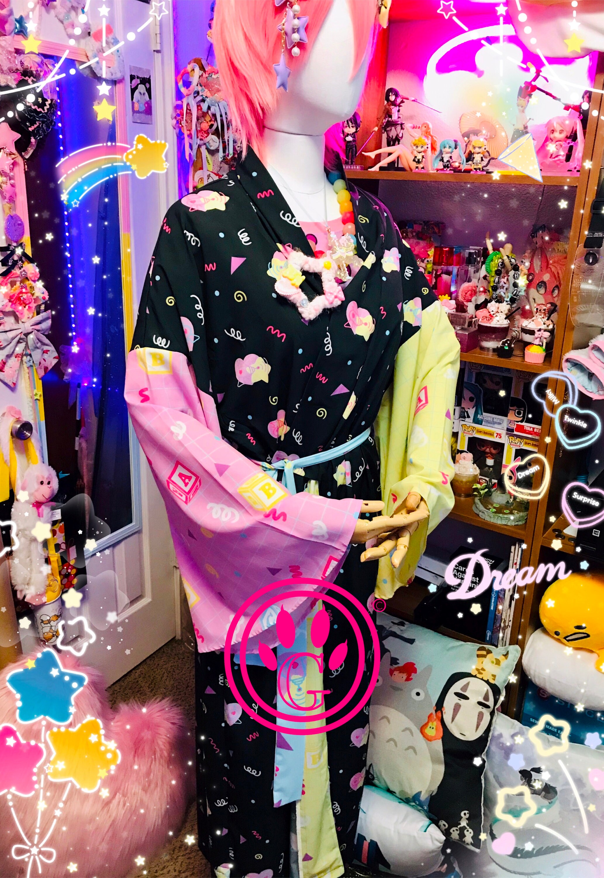 LETS PLAY DESTROY Decora Fairykei Furry Kawaii Kimono - Etsy Canada