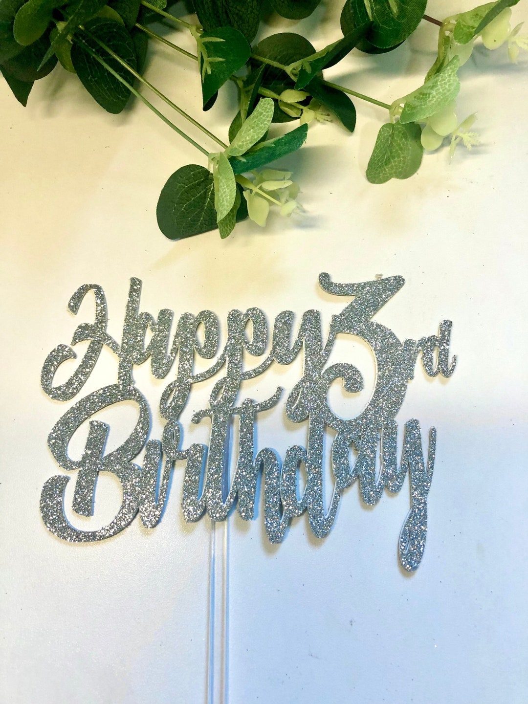 Birthday Cake Topper. Personalised Cake Topper UK. 18th Birthday Topper ...