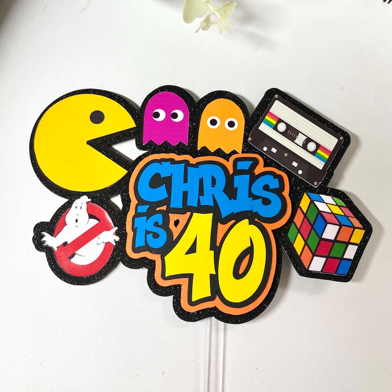 1980’s Cake Topper - Etsy UK