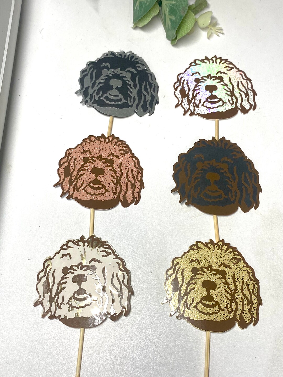 Cockapoo, Cavapoo Cupcake Toppers. Cockapoo Cake Topper. Cavapoo Cake ...