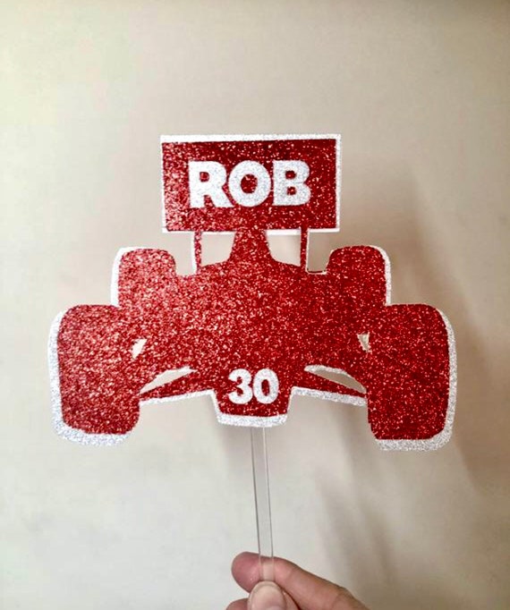 F1 Birthday Cake Topper F1 Cupcake Toppers UK. Racing Car Cake | Etsy UK