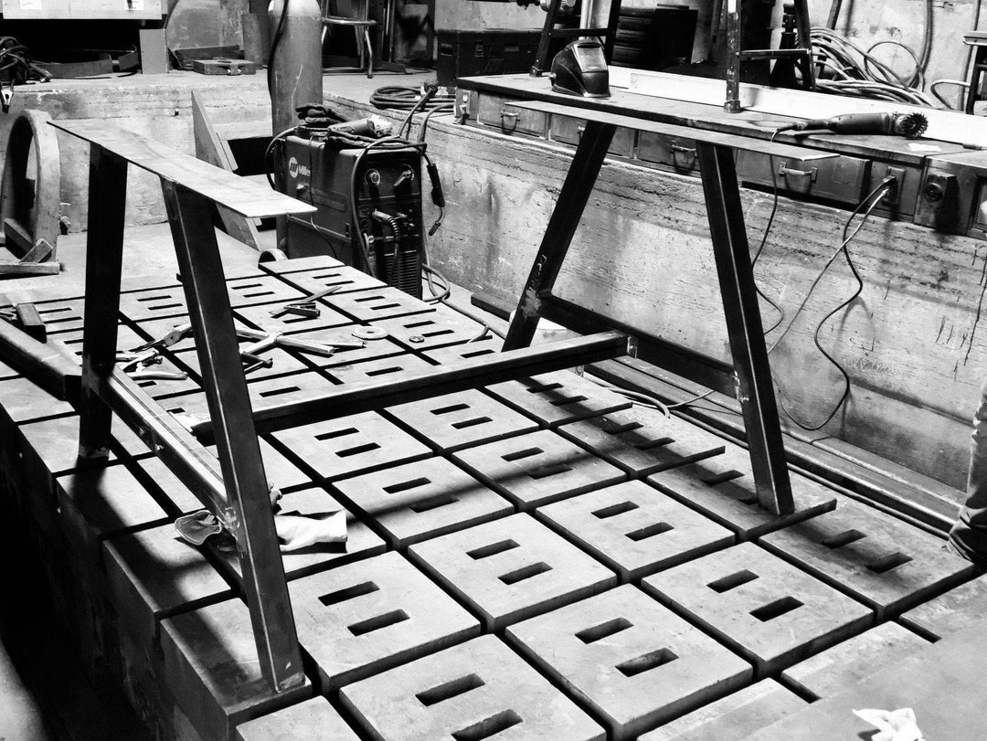 Custom Made Steel Table Legs - Etsy