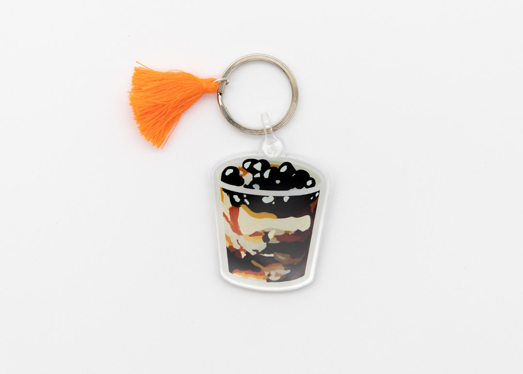Taho Keychain, Filipino Dessert Keychain - Etsy