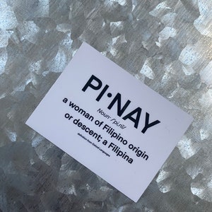 Pinay Sticker, Pinay Definition, Filipino Sticker, Filipina Sticker ...