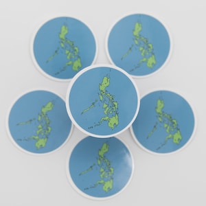 Philippines Map Sticker, Philippines Sticker, Philippines, Filipino ...