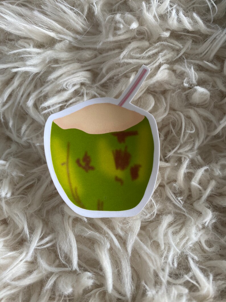 Coconut Sticker, Buko Sticker, Hydroflask Sticker, Philippines ...