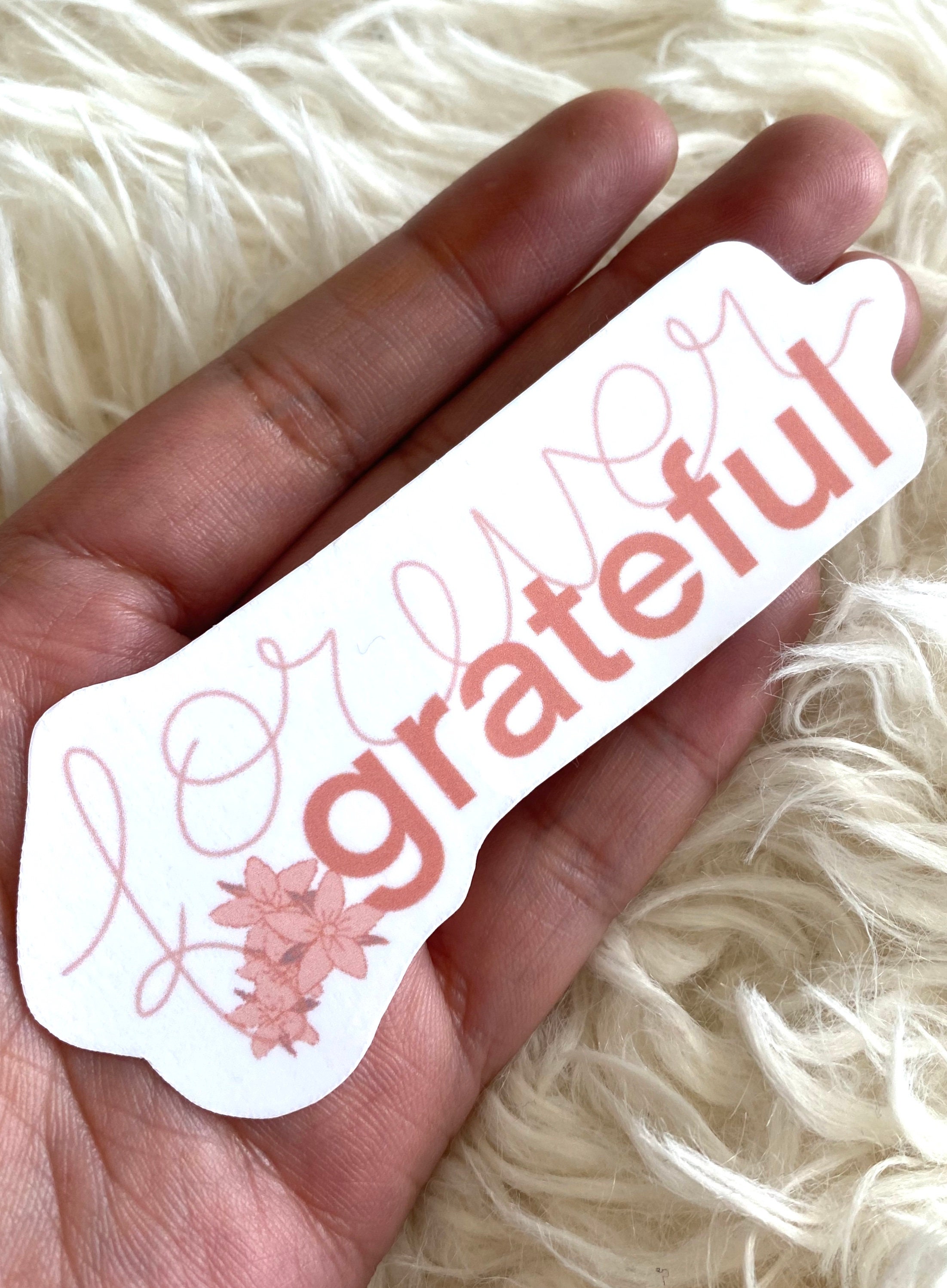 Forever Grateful Sticker Motivational Sticker Sampaguita - Etsy