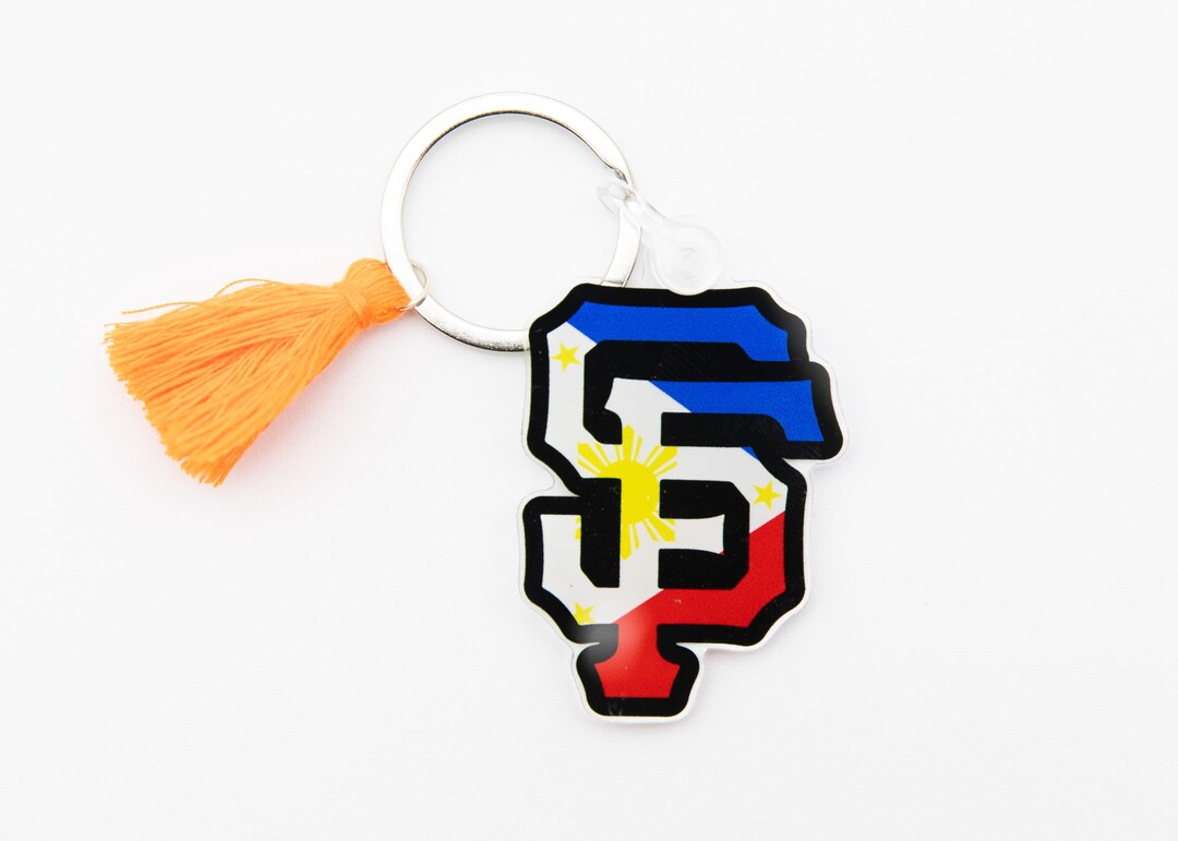 SF Philippines Flag Keychain, San Francisco Unique Keychain, Acrylic ...