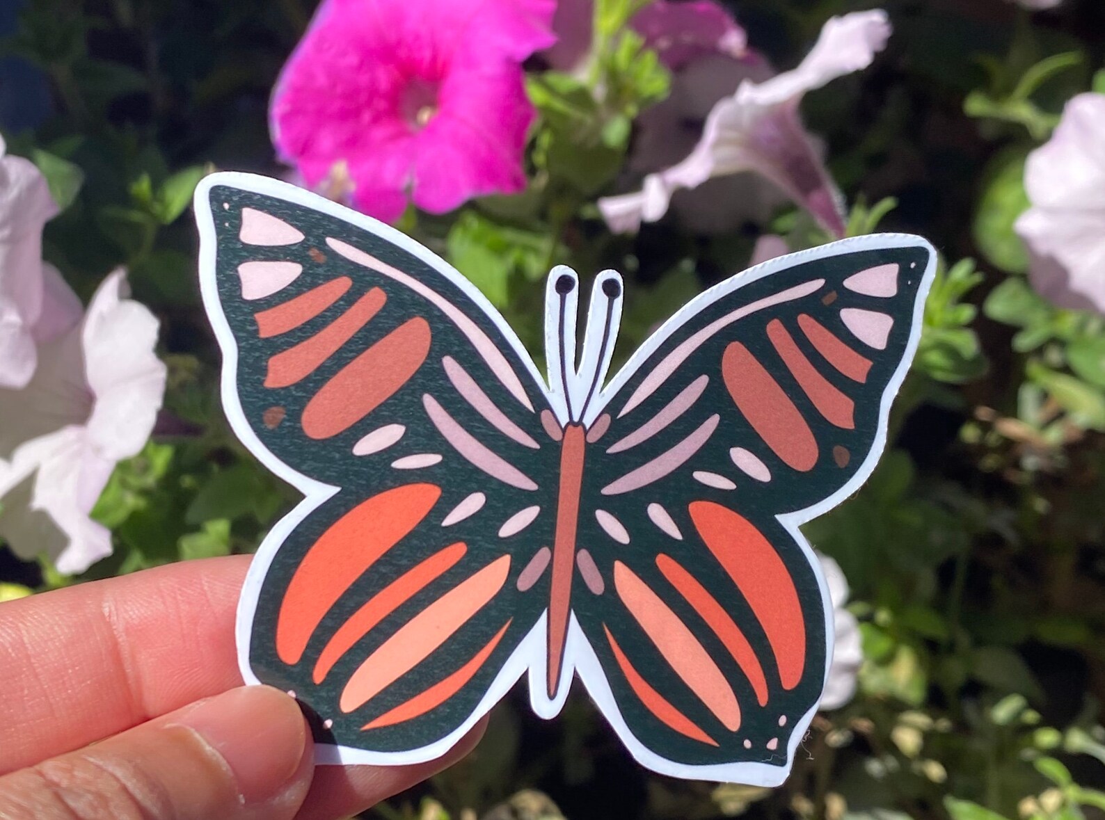 Brown Butterfly Sticker Trendy Sticker Sticker for Laptop - Etsy