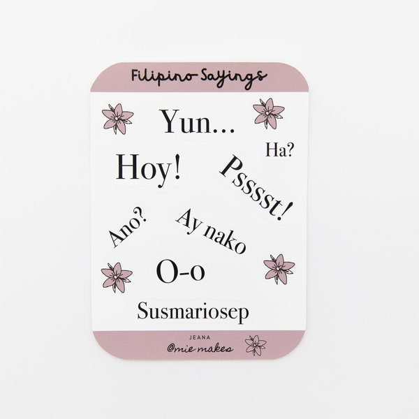Filipino Funny Sayings - Etsy