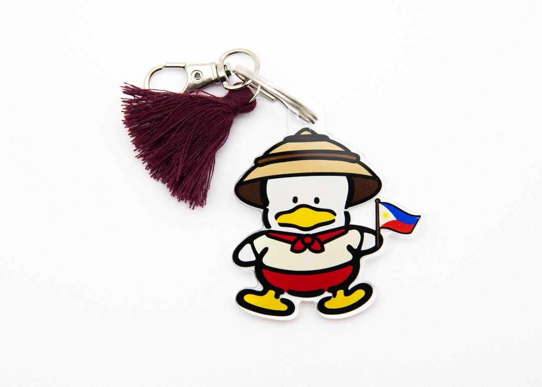 Pekkle Philippines Flag Keychain, Unique Keychain, Acrylic Keychain ...