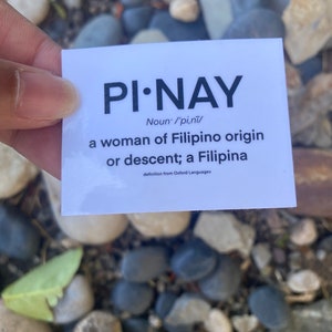 Pinay Sticker, Pinay Definition, Filipino Sticker, Filipina Sticker ...